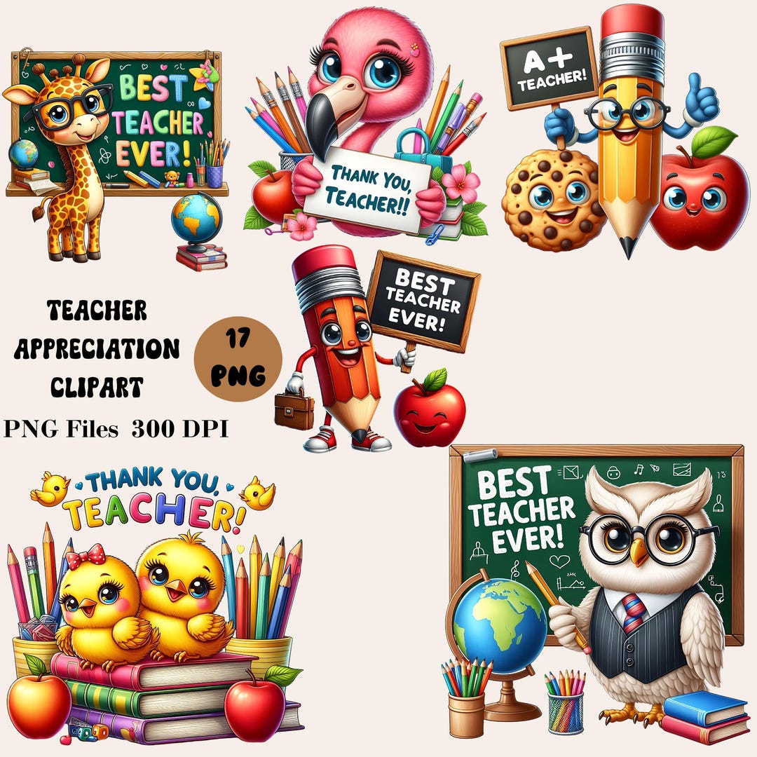 17 Teacher Appreciation Clipart, Best Teacher Ever Clipart, Teacher PNG ...