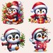 18 Winter Penguin Clipart, Christmas Penguin PNG, Cute Penguin Clipart ...