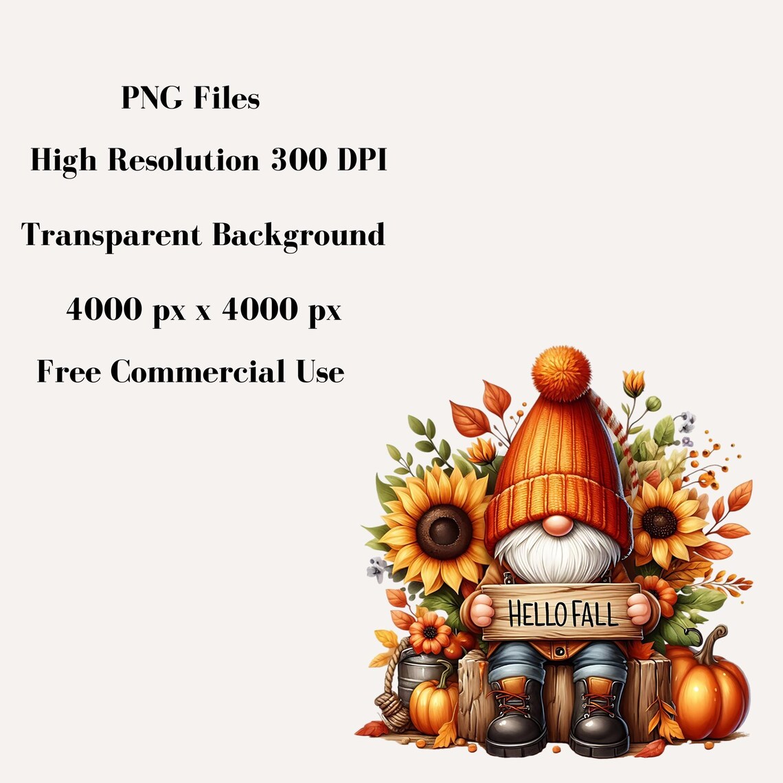 21 Hello Fall Gnome Clipart, Fall Gnome PNG, Autumn Gnome Clipart ...