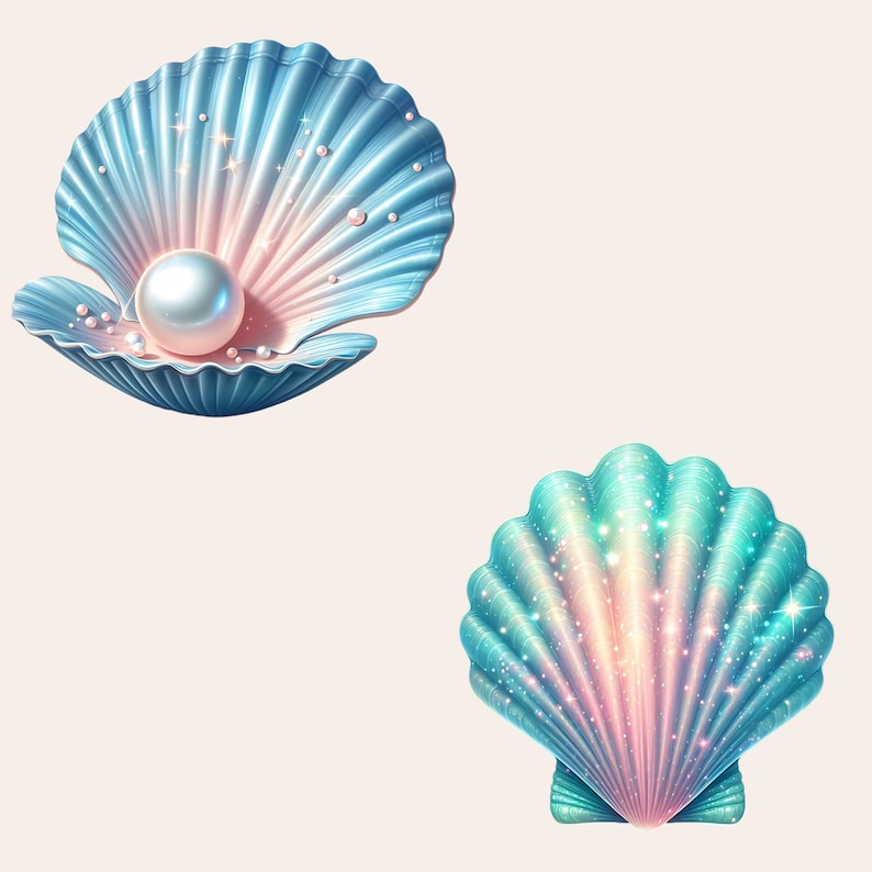 25 Cute Sea Animals Clipart, Ocean Animals Clipart, Under the Sean ...