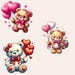 17 Valentine's Day Teddy Bear Clipart, Teddy Bear With Balloons Clipart ...