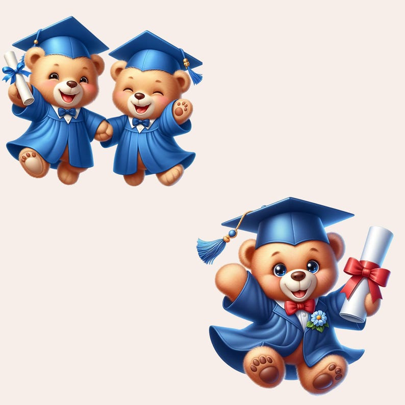 20 Graduation Teddy Bear Clipart, Preschool Graduation Clipart ...