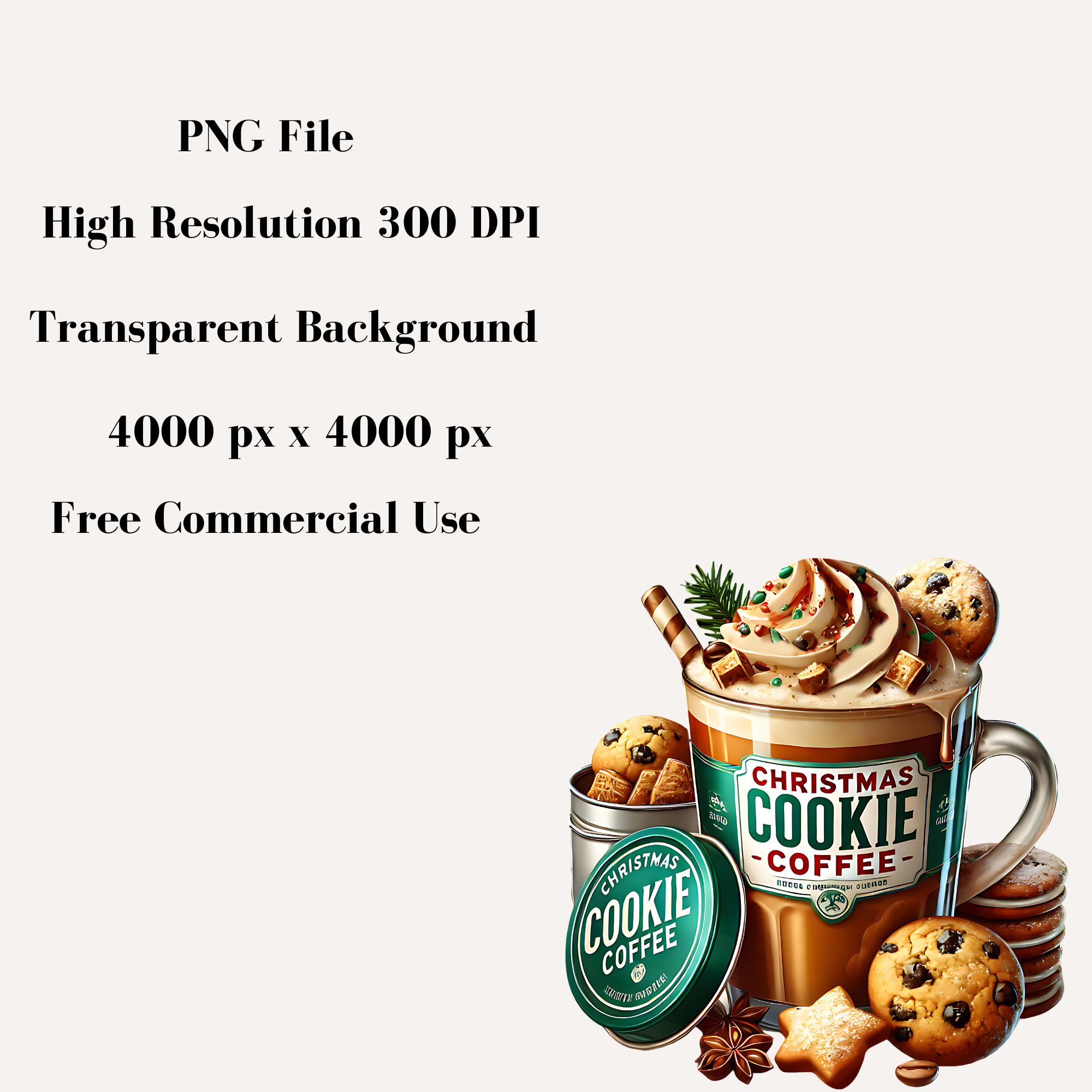21 Christmas Coffee Clipart, Christmas Hot Chocolate PNG Bundle ...