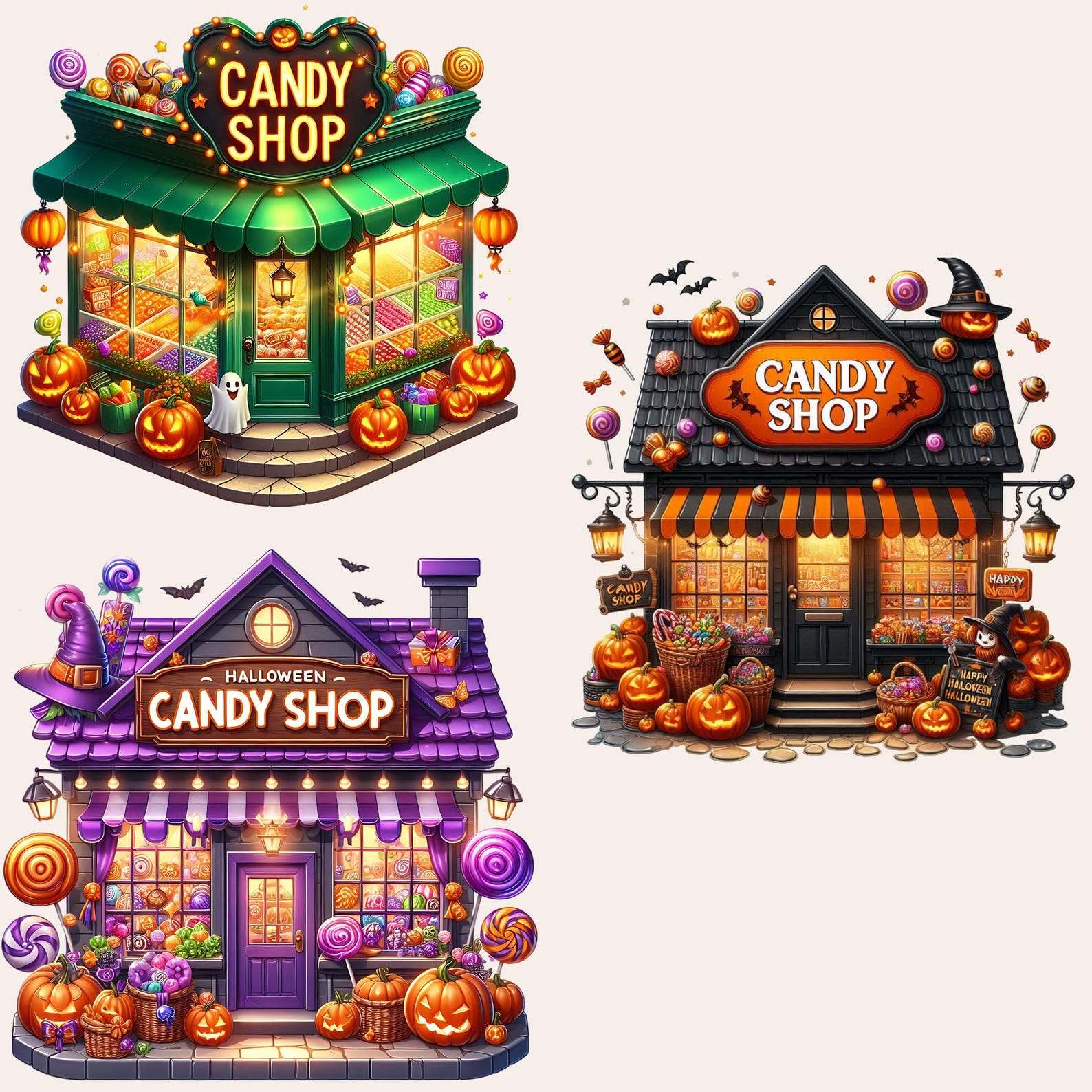 17 Halloween Candy Shop Clipart, Halloween Candy Store PNG, Halloween ...