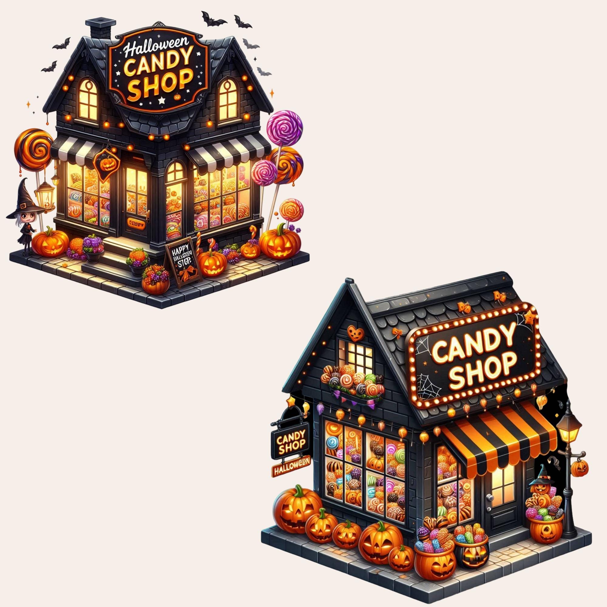 17 Halloween Candy Shop Clipart, Halloween Candy Store PNG, Halloween ...