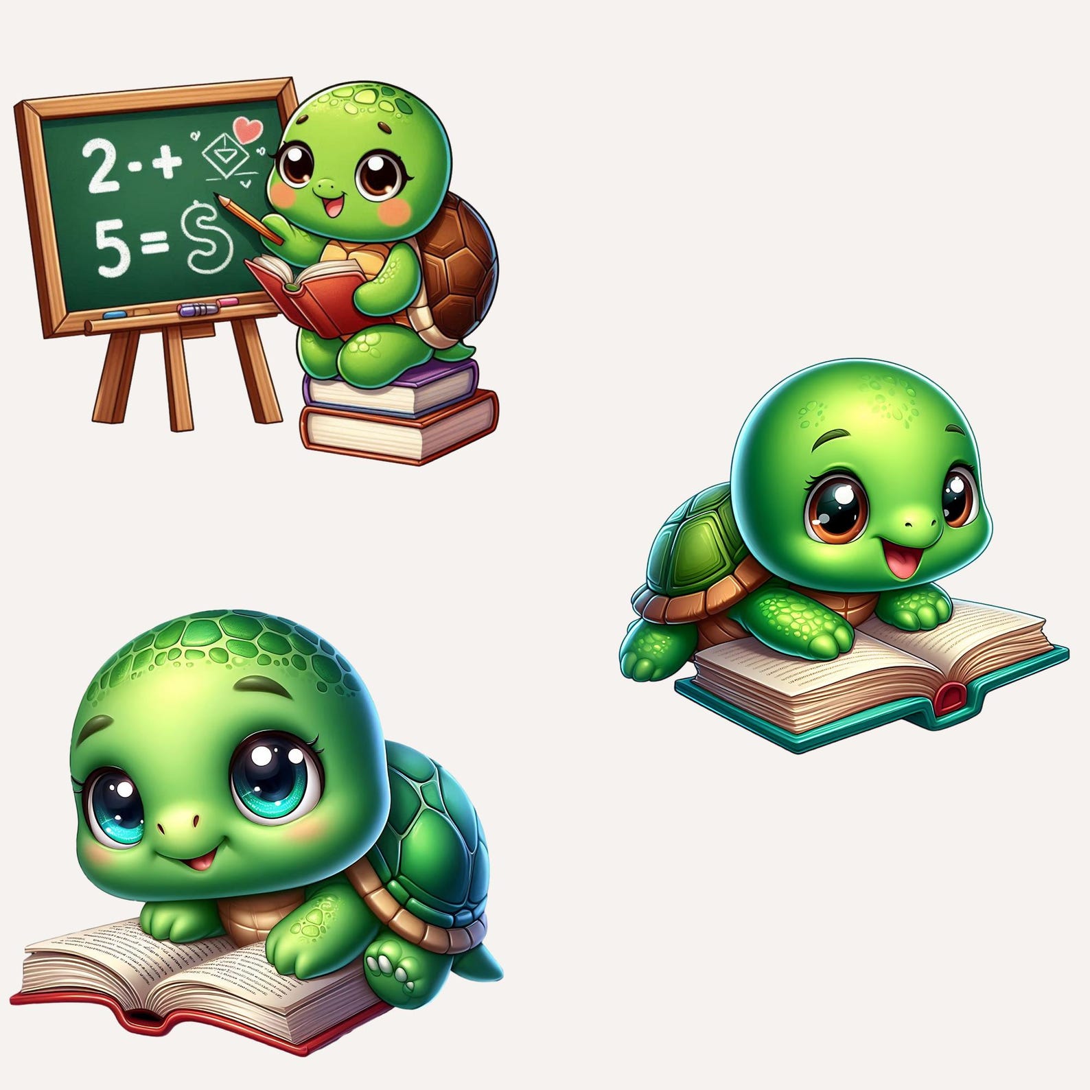 18 Back to School Turtle Clipart, School Turtle Clipart, Baby Turtle ...