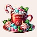 13 Christmas Hot Chocolate Clipart, Hot Cocoa Clipart, Christmas Hot ...