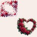 17 Valentine's Day Frames Clipart, Heart Floral Frame Clipart, Heart ...