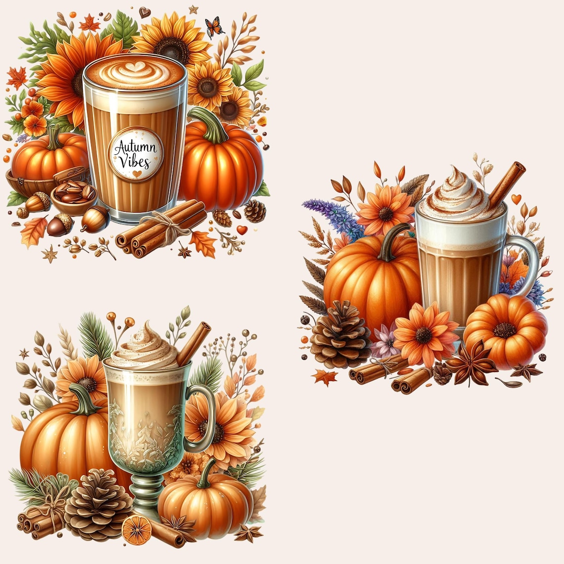 16 Autumn Coffee Clipart, Hello Fall Ice Coffee PNG, Fall Coffee PNG ...