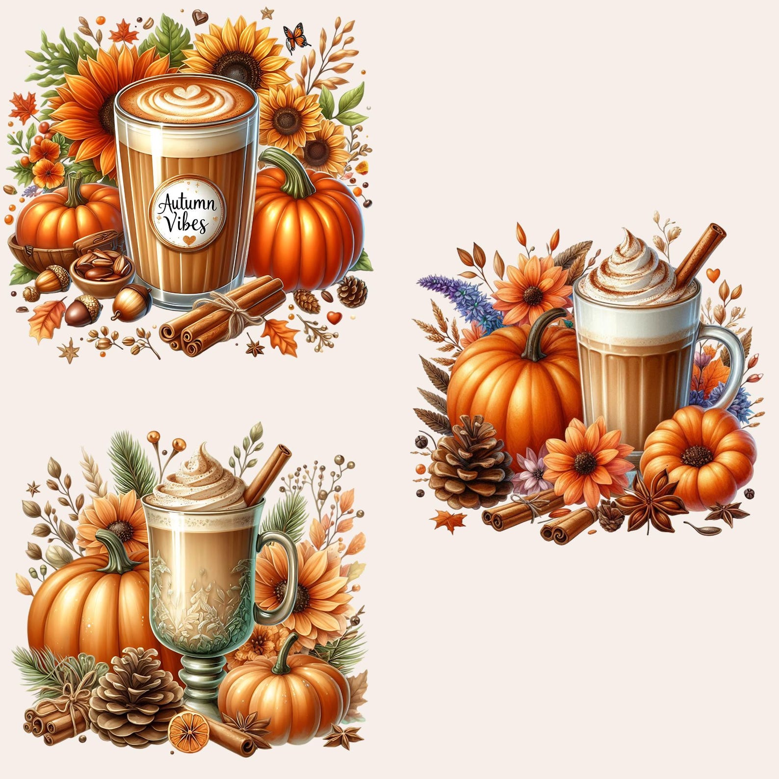 16 Autumn Coffee Clipart, Hello Fall Ice Coffee PNG, Fall Coffee PNG ...