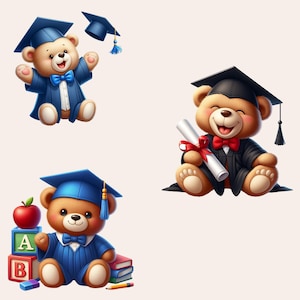 20 Graduation Teddy Bear Clipart, Preschool Graduation Clipart ...