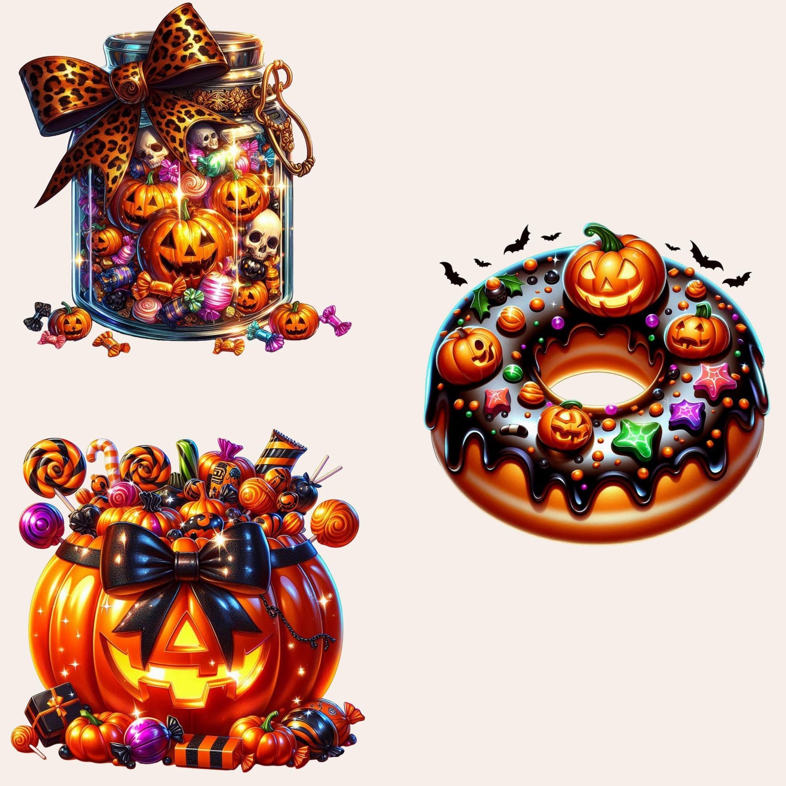 25 Halloween Candy Shop Clipart, Halloween Candy PNG, Halloween Treats ...