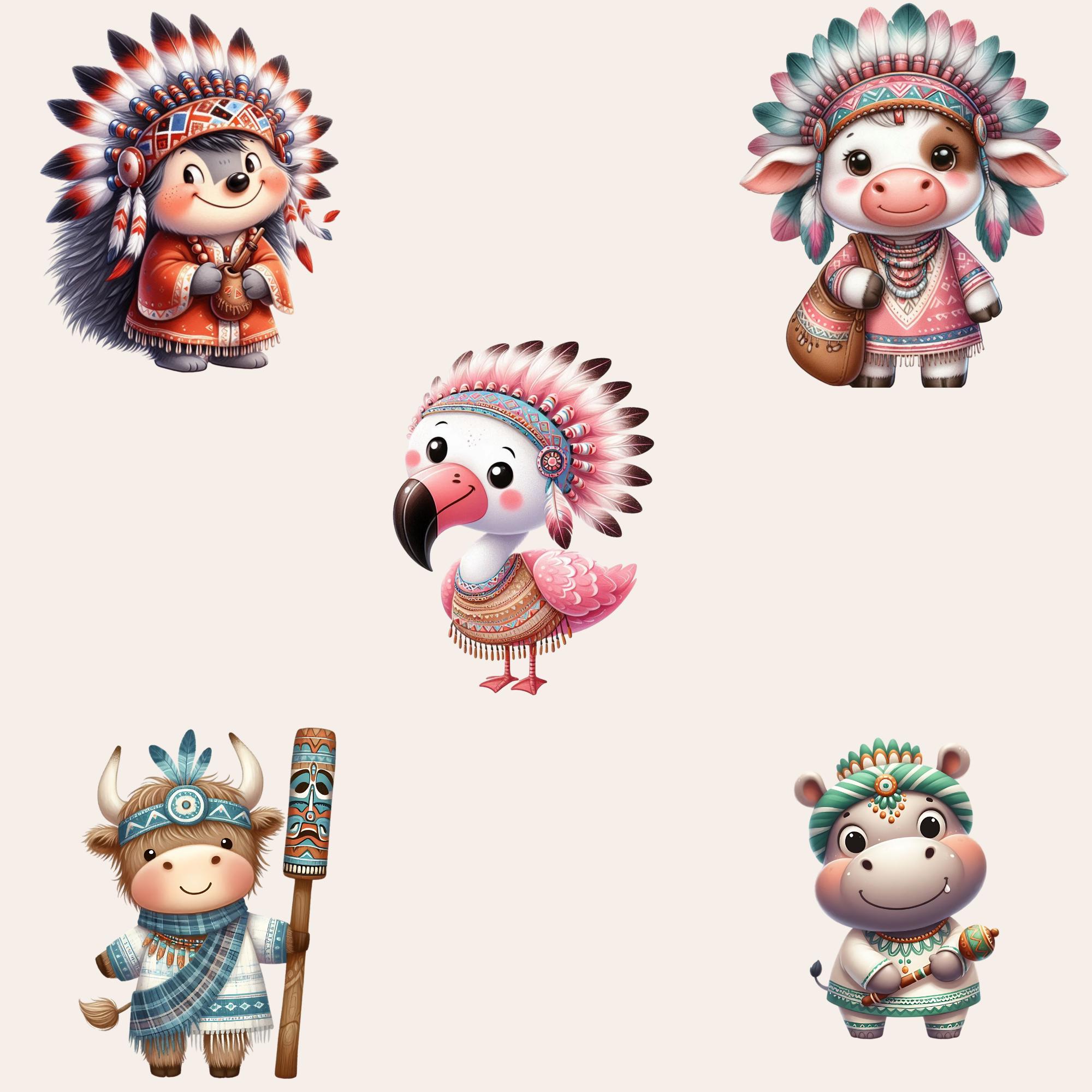 33 Indian Animals Clipart, Native Animals Clipart, Cute Woodland ...