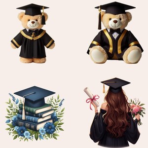 35 Graduation Clipart Bundle, Graduation PNG Bundle, Graduation Girl ...