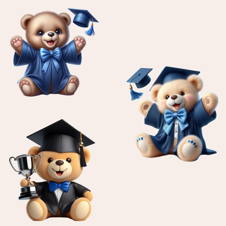 20 Graduation Teddy Bear Clipart, Preschool Graduation Clipart ...