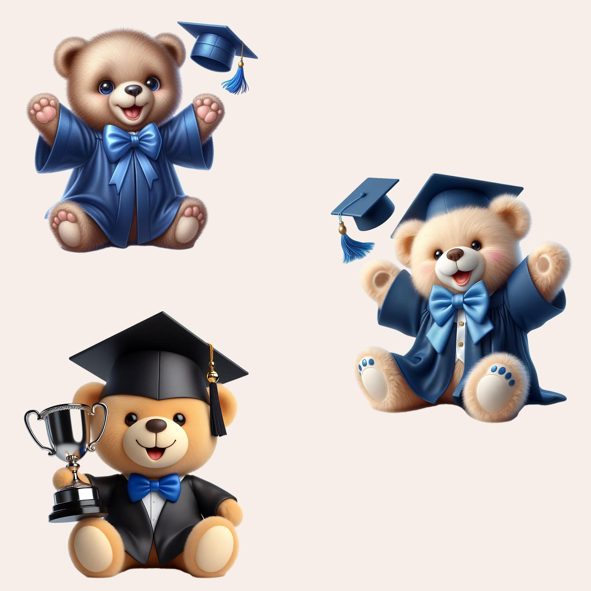 20 Graduation Teddy Bear Clipart, Preschool Graduation Clipart ...