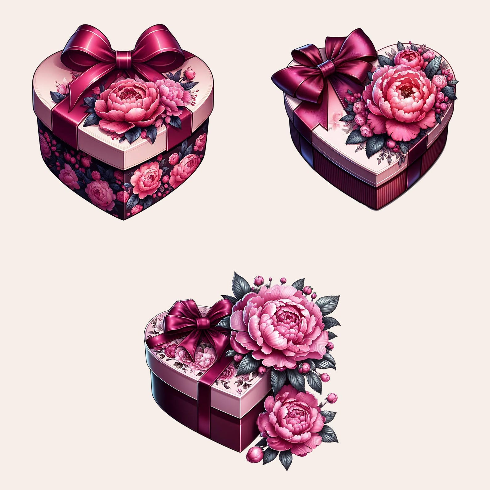 13 Valentines Gift Box Clipart, Valentines Gift PNG, Valentine's Day ...