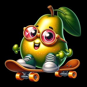 22 Funny Summer Fruits Clipart, Cute Fruits Clipart, Summer Clipart ...