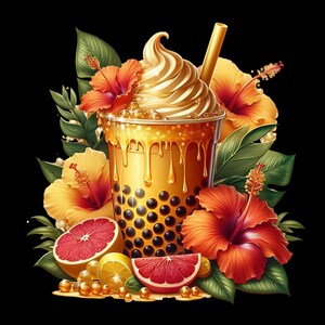 24 Summer Bubble Tea Clipart, Bubble Tea PNG Bundle, Cute Boba Tea ...
