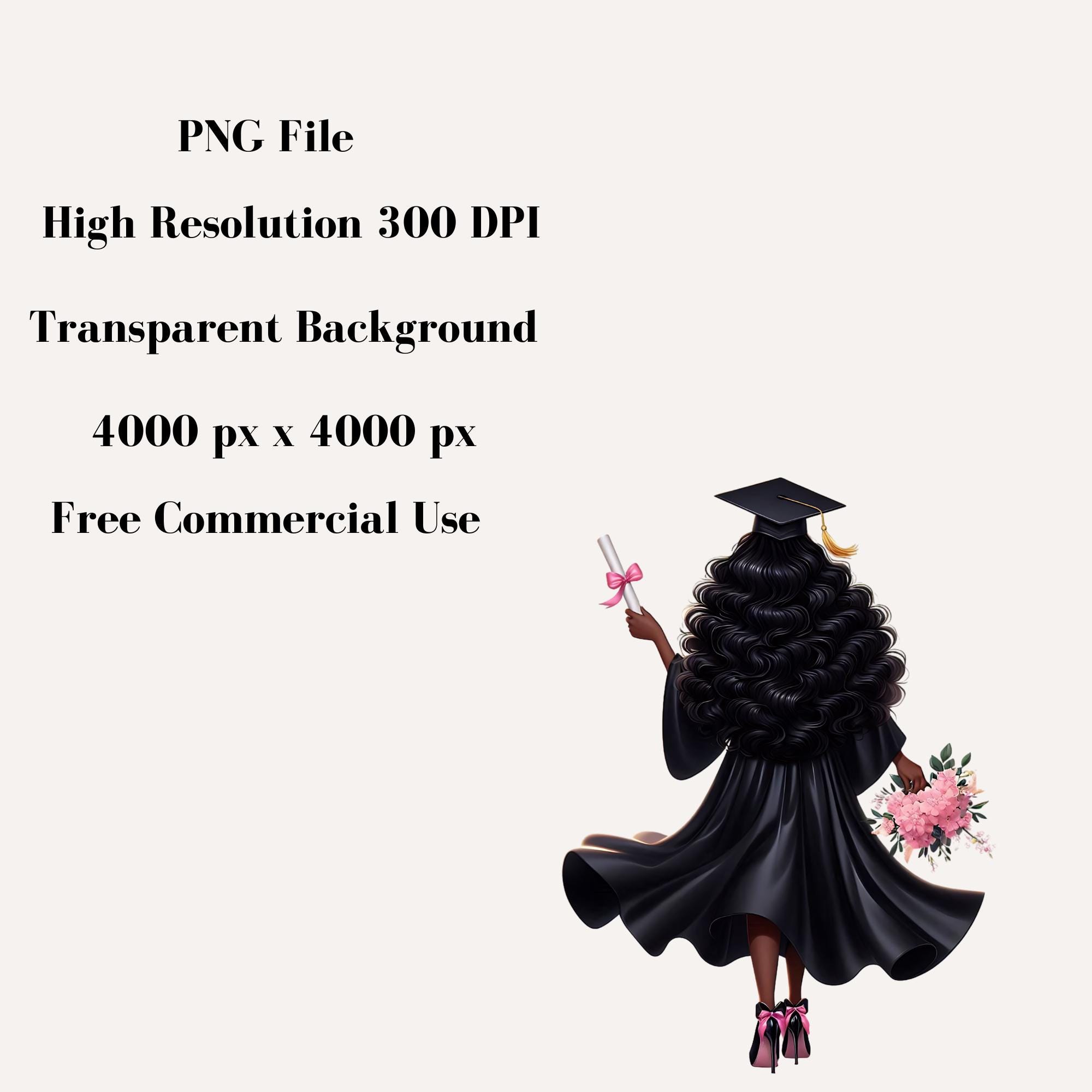 20 Graduation Girl Clipart Bundle, Female Graduate Illustrations ...
