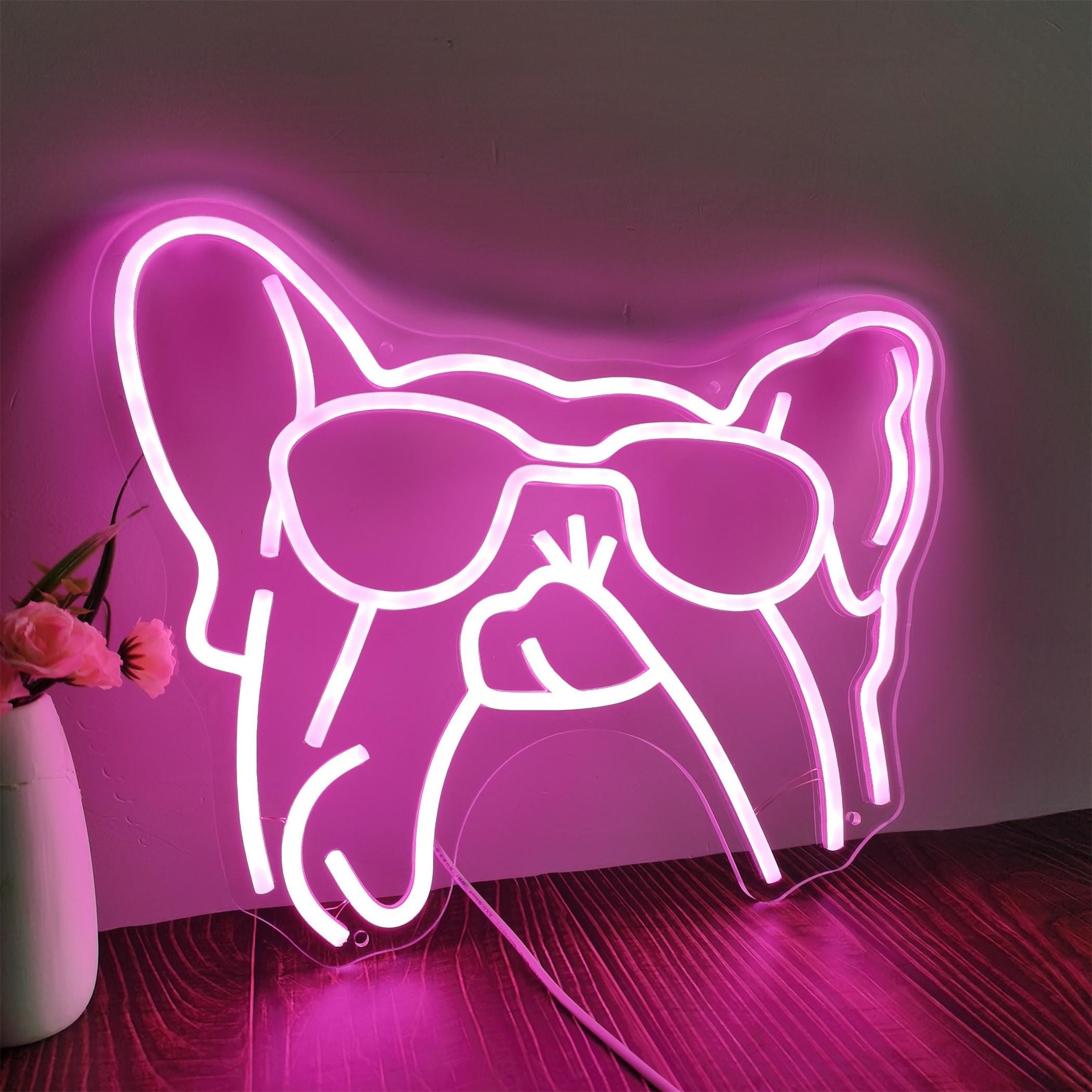 Custom Dog Neon Sign,dog LED Neon Sign,bedroom Neon Sign Bar Decor, Dog ...