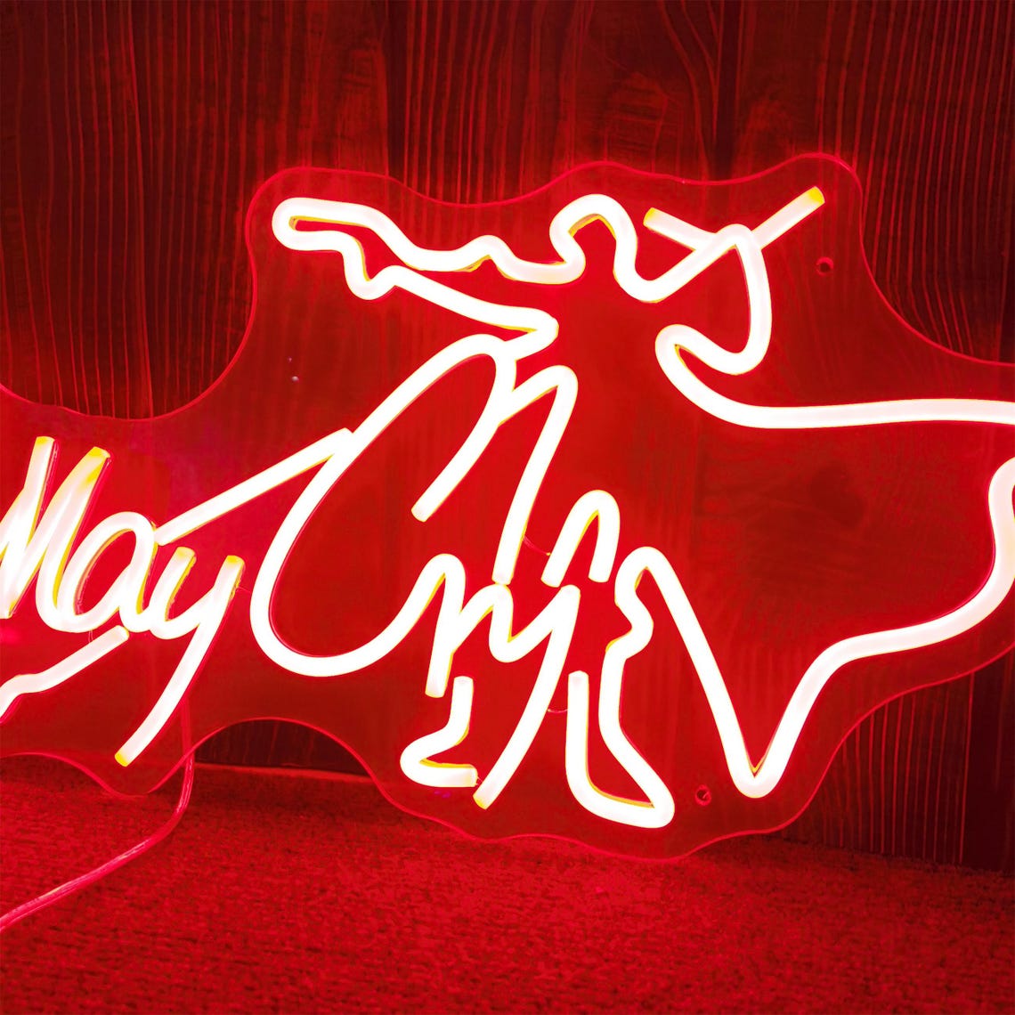 Devil May Cry Neon Sign, Neon Sign, DMC Video Game Room Wall Decor ...