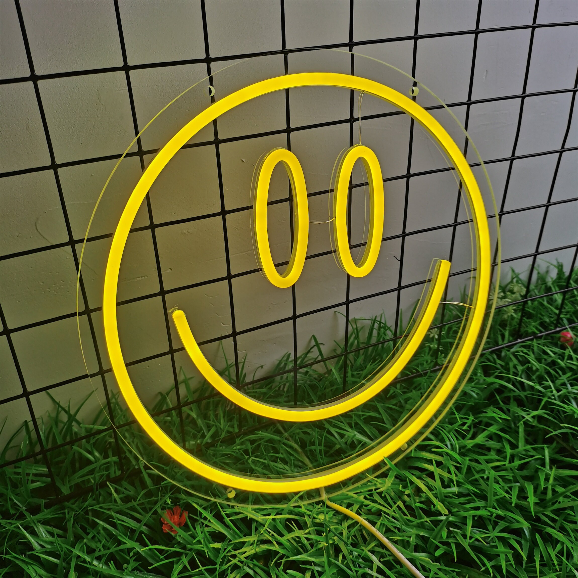 Smiley Face Neon Sign, Custom Neon Sign, LED Neon Wall Decoration, Kids ...
