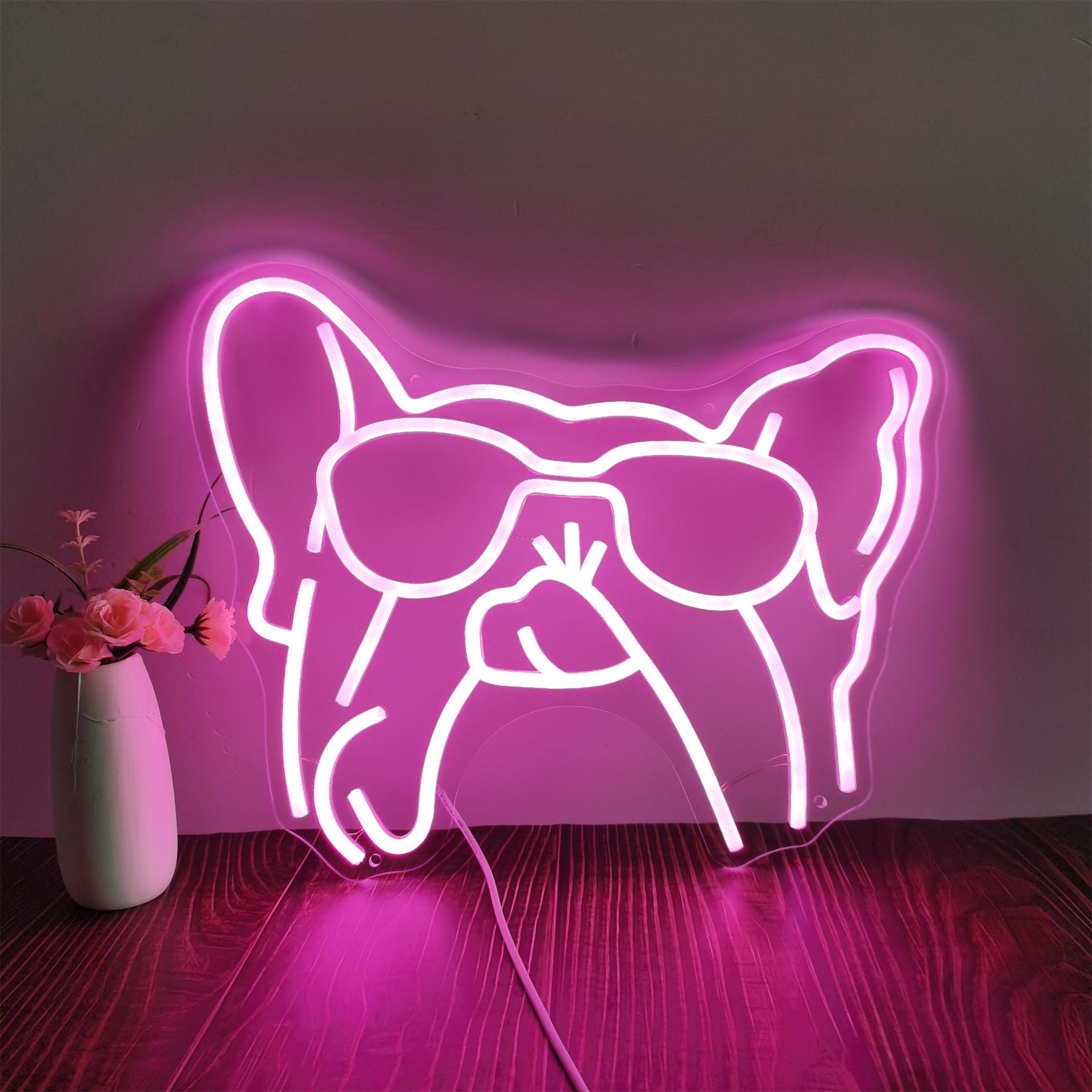 Custom Dog Neon Sign,dog LED Neon Sign,bedroom Neon Sign Bar Decor, Dog ...