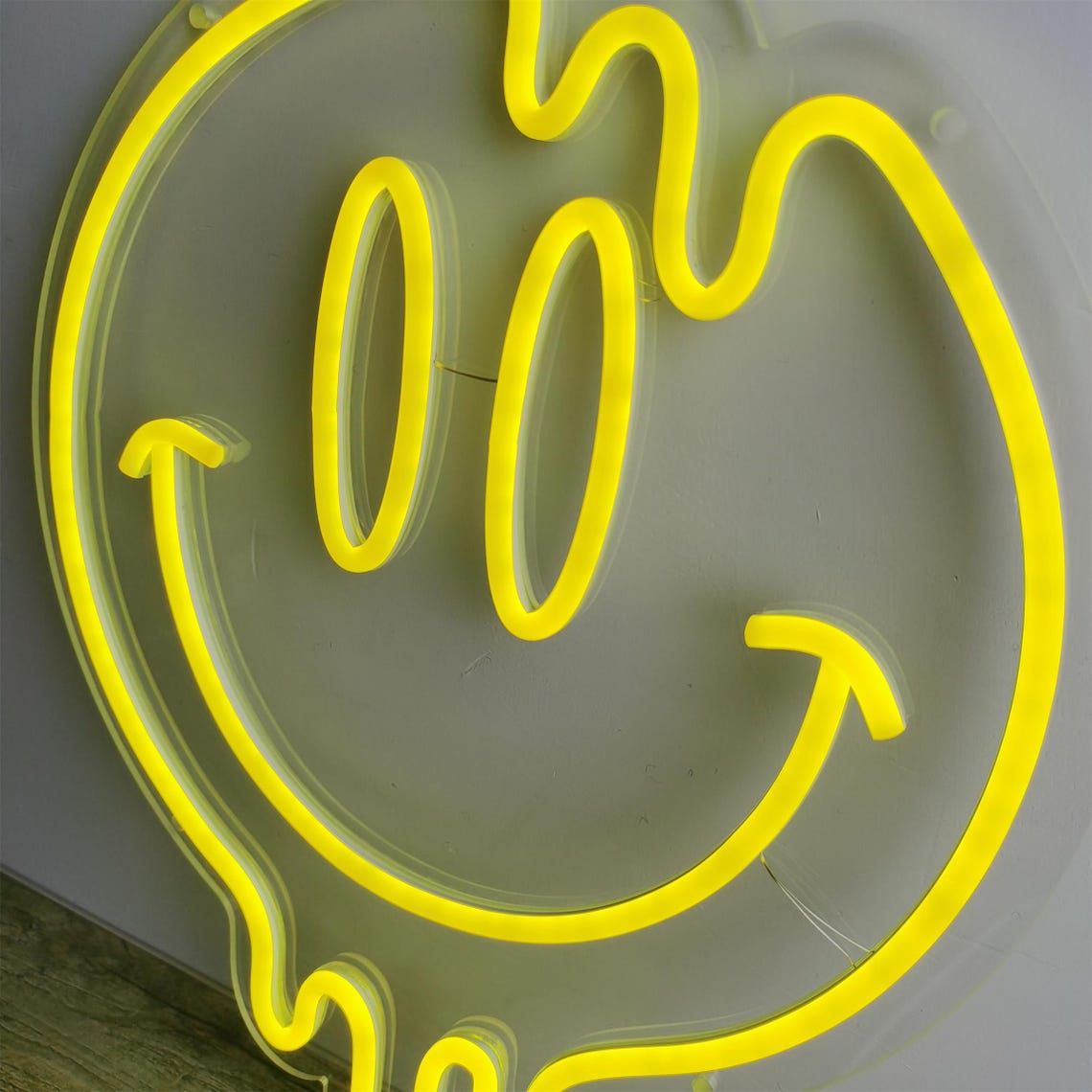 Smiley Face Neon Sign, Led Neon Sign Bedroom, LED Neon Wall Decoration ...