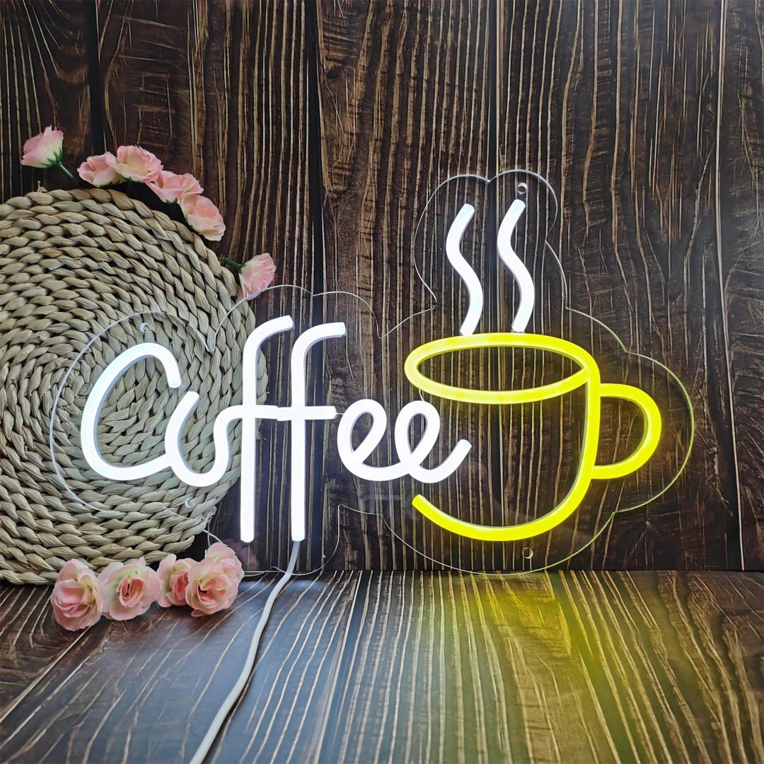 Coffee Neon Sign,led Coffee Sign,neon Coffee Signs for Coffee Bar Wall ...