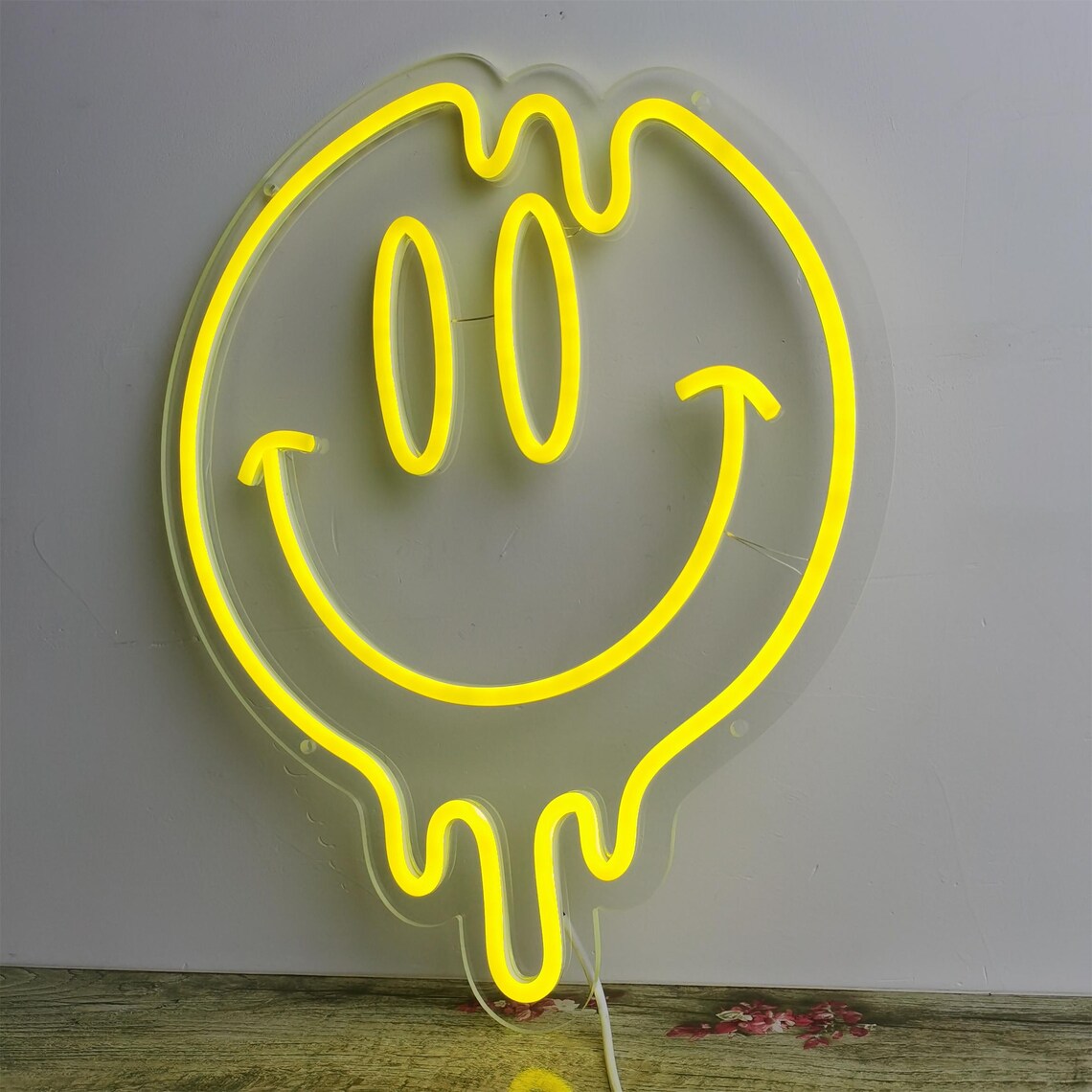 Smiley Face Neon Sign, Led Neon Sign Bedroom, LED Neon Wall Decoration ...
