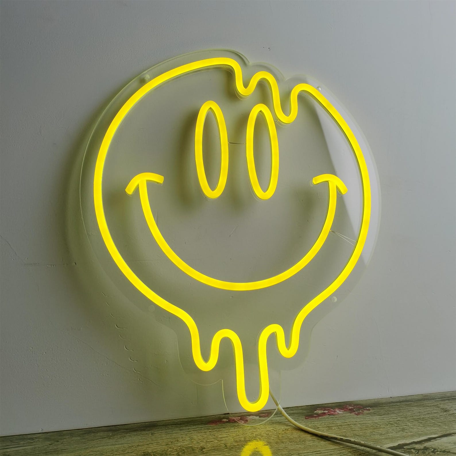 Smiley Face Neon Sign, Led Neon Sign Bedroom, LED Neon Wall Decoration ...