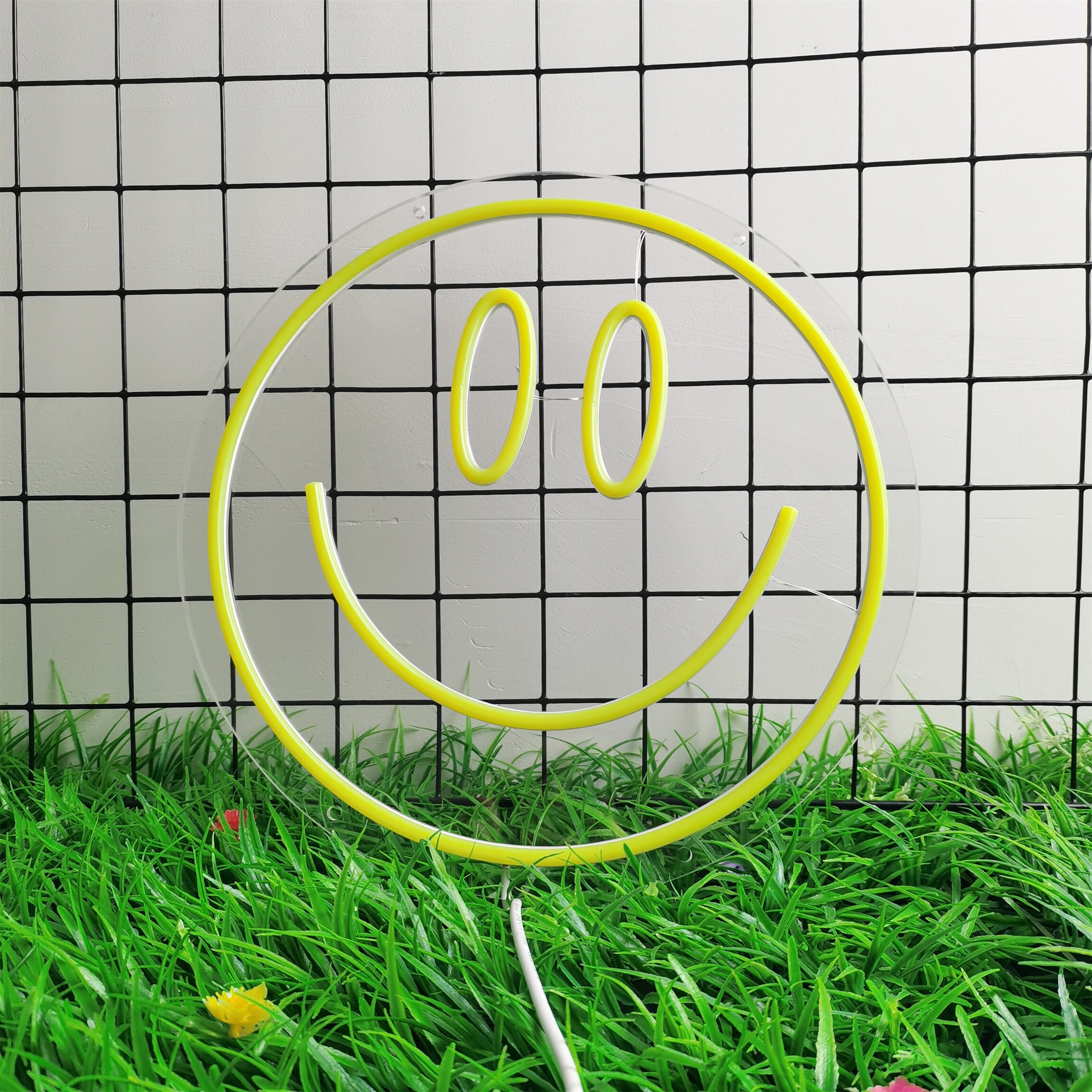 Smiley Face Neon Sign, Custom Neon Sign, LED Neon Wall Decoration, Kids ...