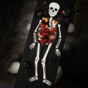 Halloween Skeleton Grazing Board, Halloween Party Table Centrepiece ...