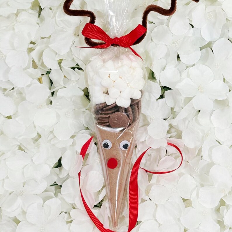 Christmas Reindeer Hot Chocolate Cone, Christmas Hot Chocolate Cones ...