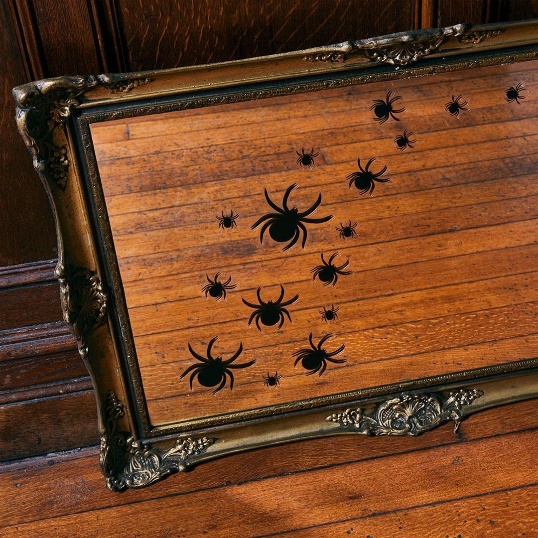 3 Spider Window Sticker Sheets, Halloween Decorations, Spider Window ...
