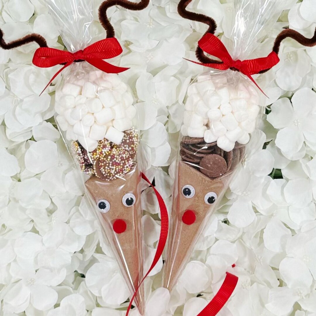 Christmas Reindeer Hot Chocolate Cone, Christmas Hot Chocolate Cones ...