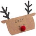 10 Kraft Reindeer Christmas Place Cards, Christmas Name Cards ...