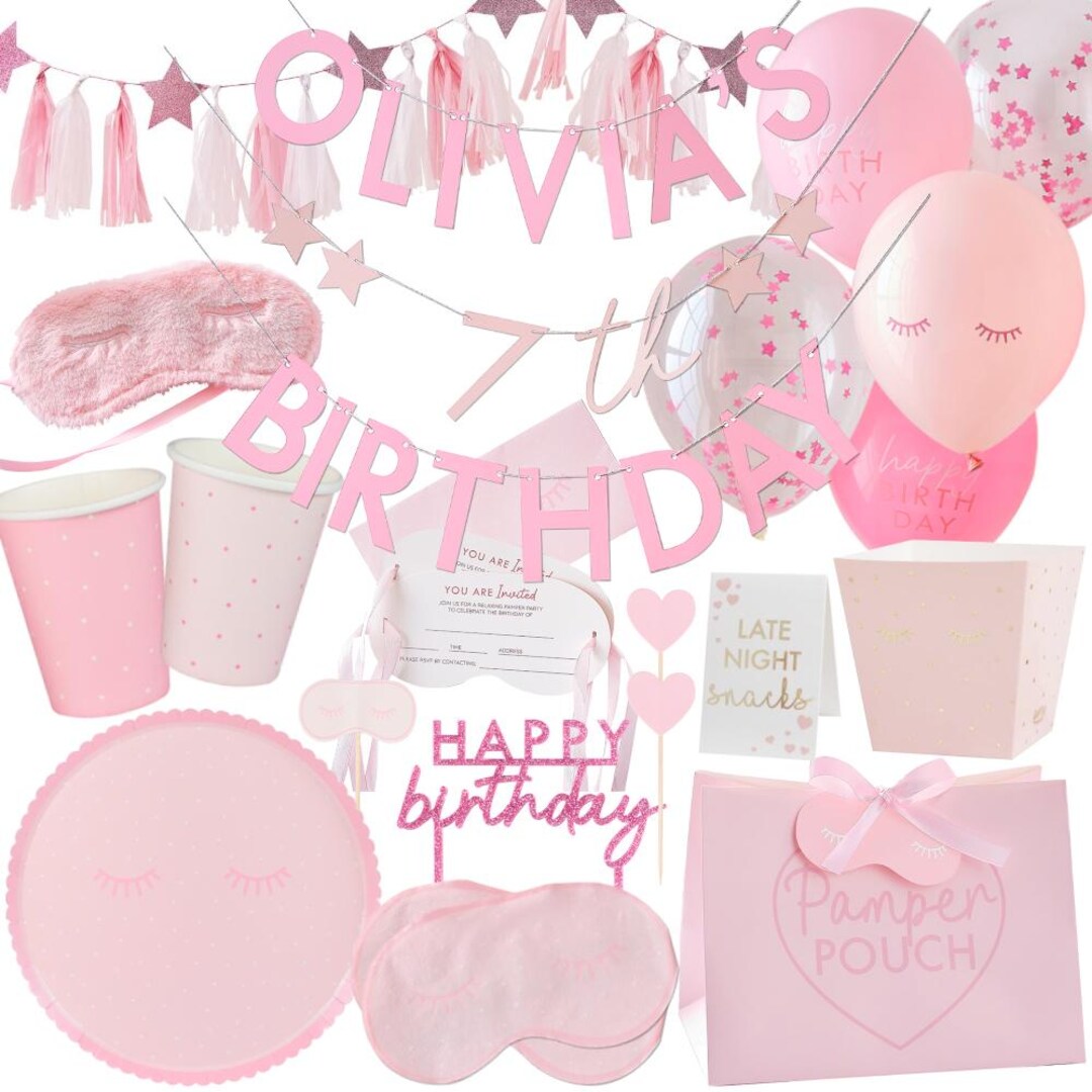 Pamper Party Decorations, Spa Party, Pamper Party, Pamper Party Bags ...