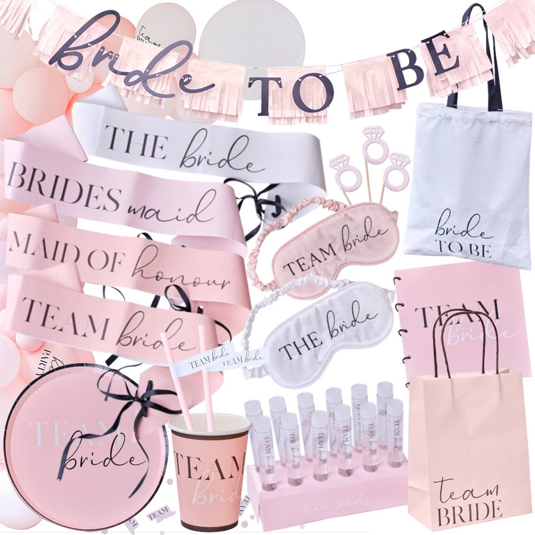 Hen Party Decorations, Team Bride to Be Sash, Hen Party Gift Bags ...
