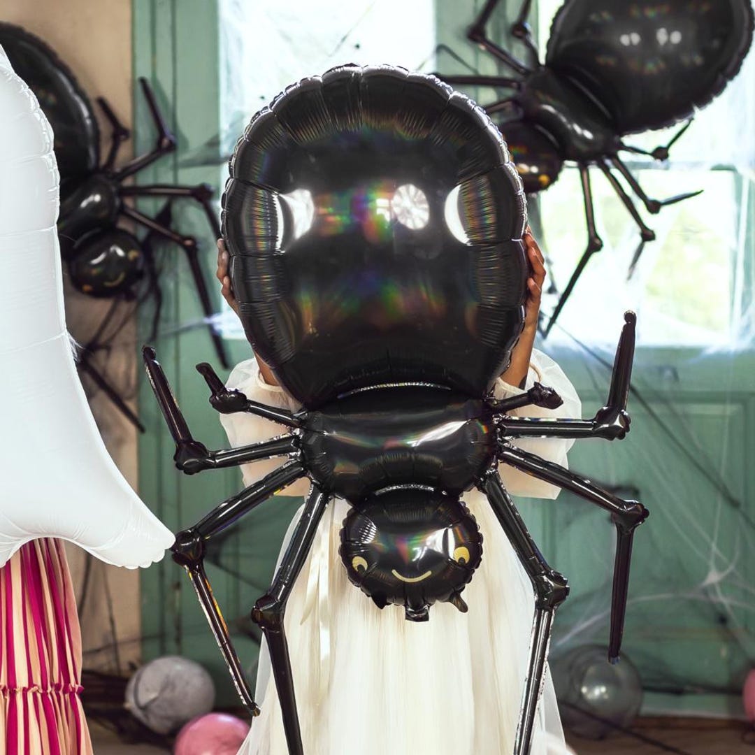 Large Spider Balloon, Halloween Spider Decor, Halloween Balloon, Kids ...