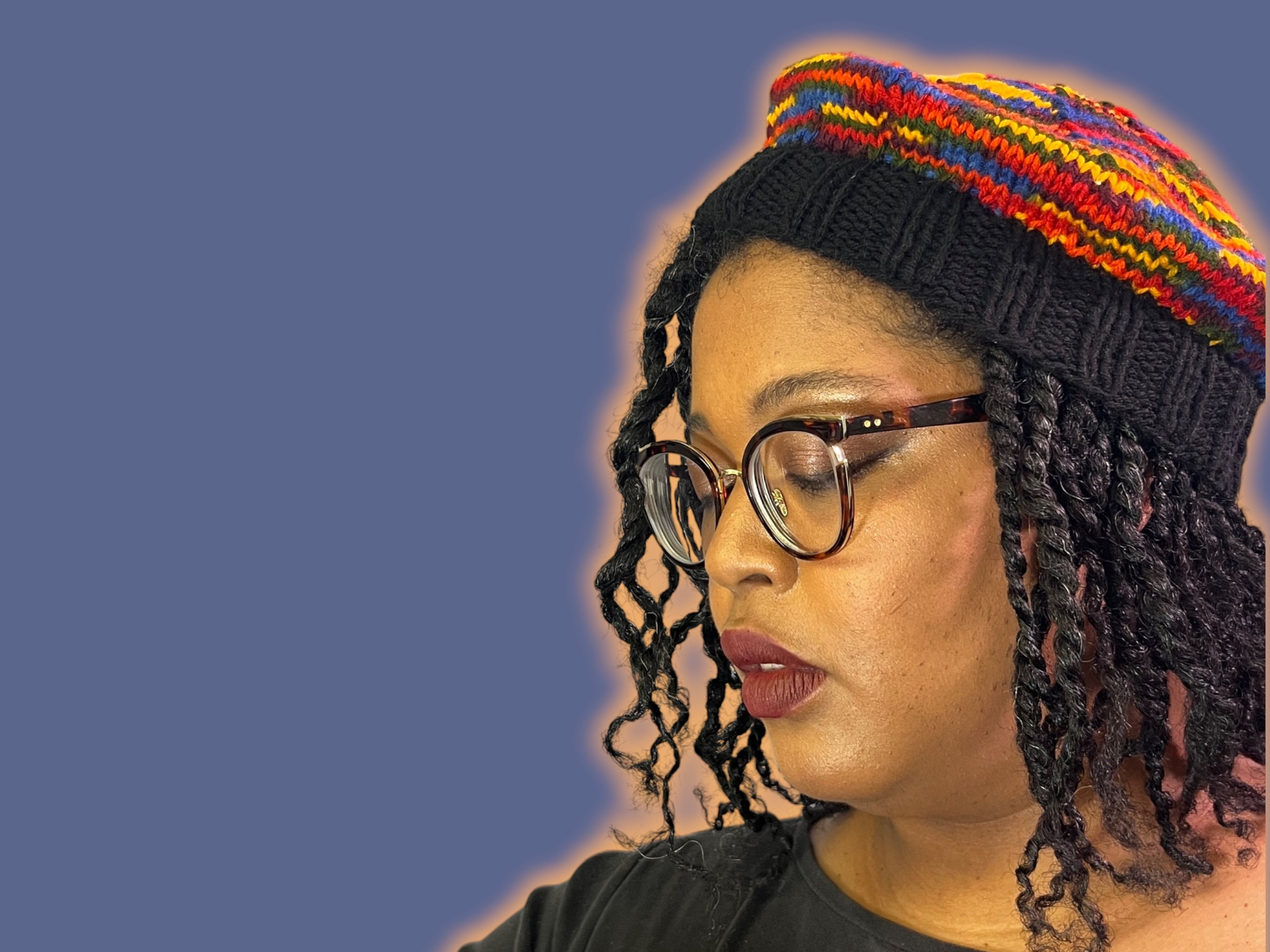 Hand Knit Beret | 90s Throwback Beret | Multi-color Knitted Beret ...