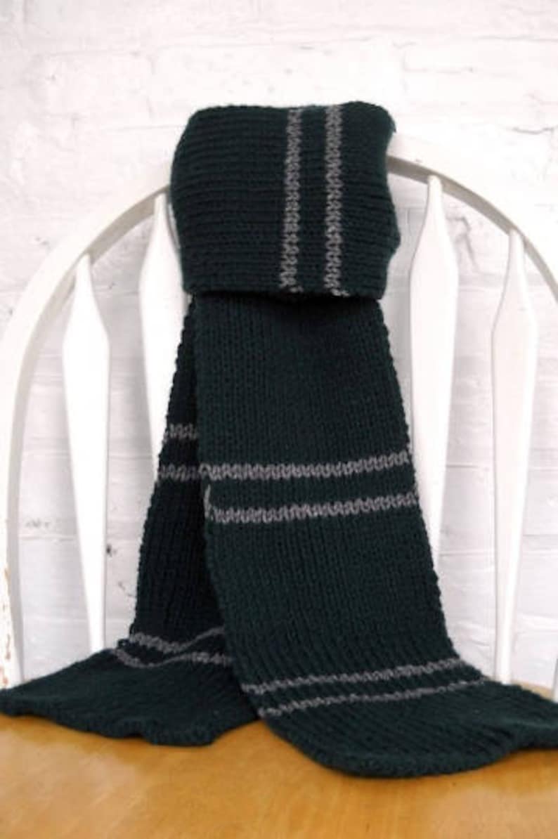 Hogwarts Inspired House Scarf PATTERN Knitting Pattern Easy to Read ...
