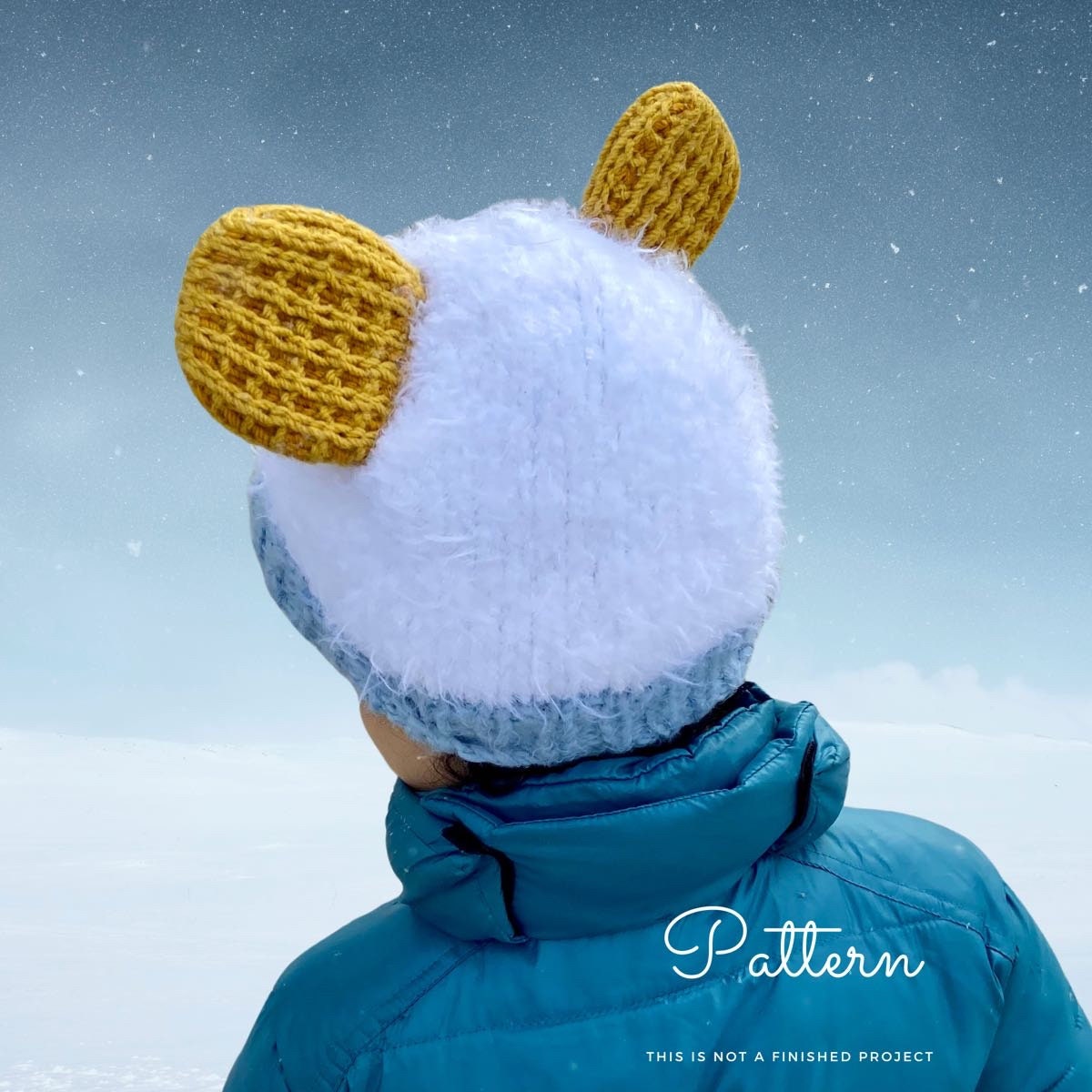 Waffles and Mochi Hat KNITTING PATTERN Yetti Cosplay Hat Easy to Read ...