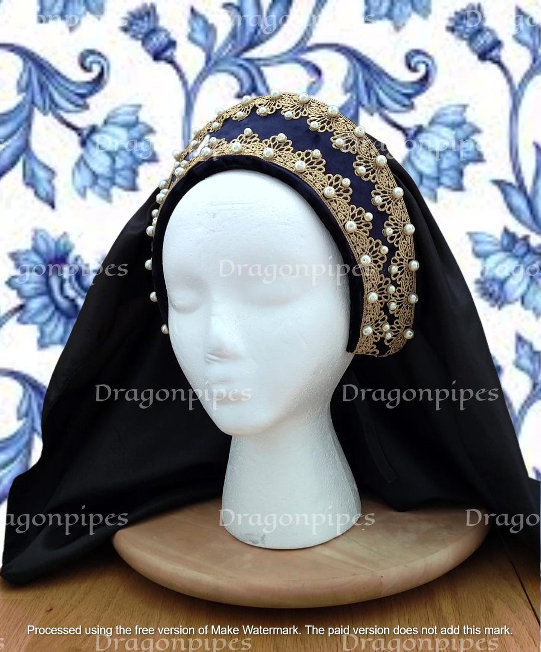 U Choose Colors, Renaissance French Hood, Renaissance Headpiece, Anne ...