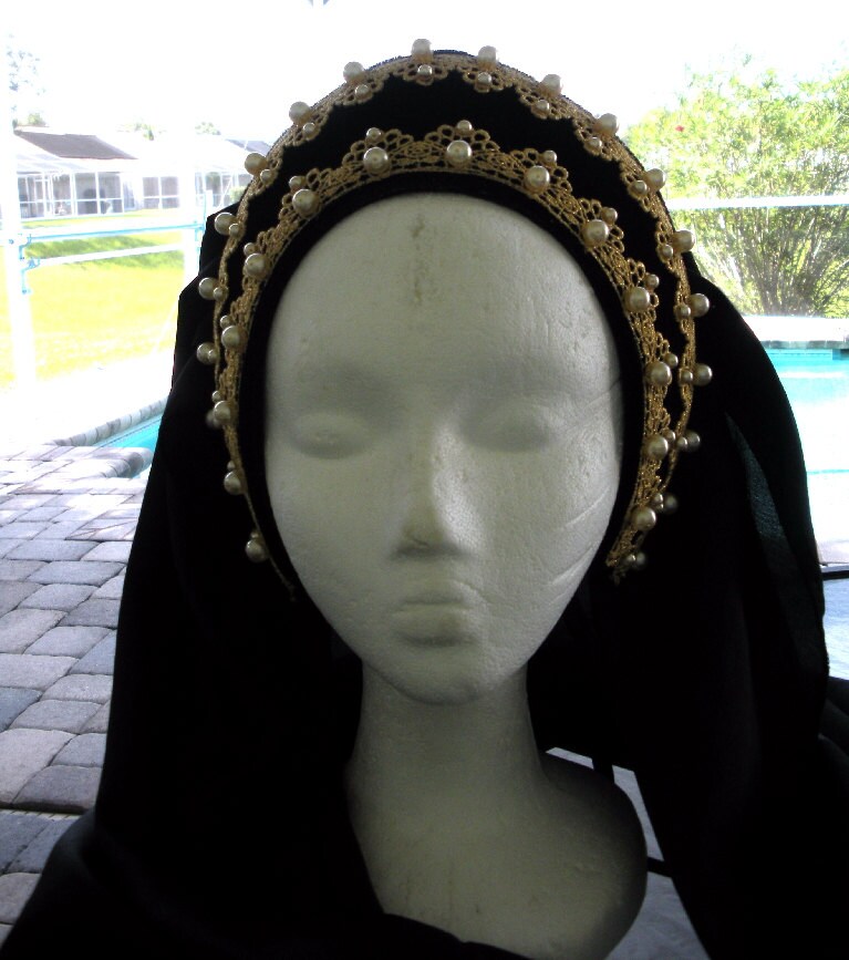 Renaissance Headpiece Tudor Headpiece Medieval Headpiece - Etsy