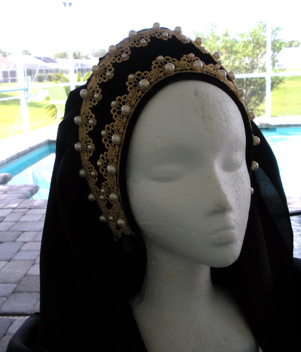 Renaissance Headpiece Tudor Headpiece Medieval Headpiece - Etsy