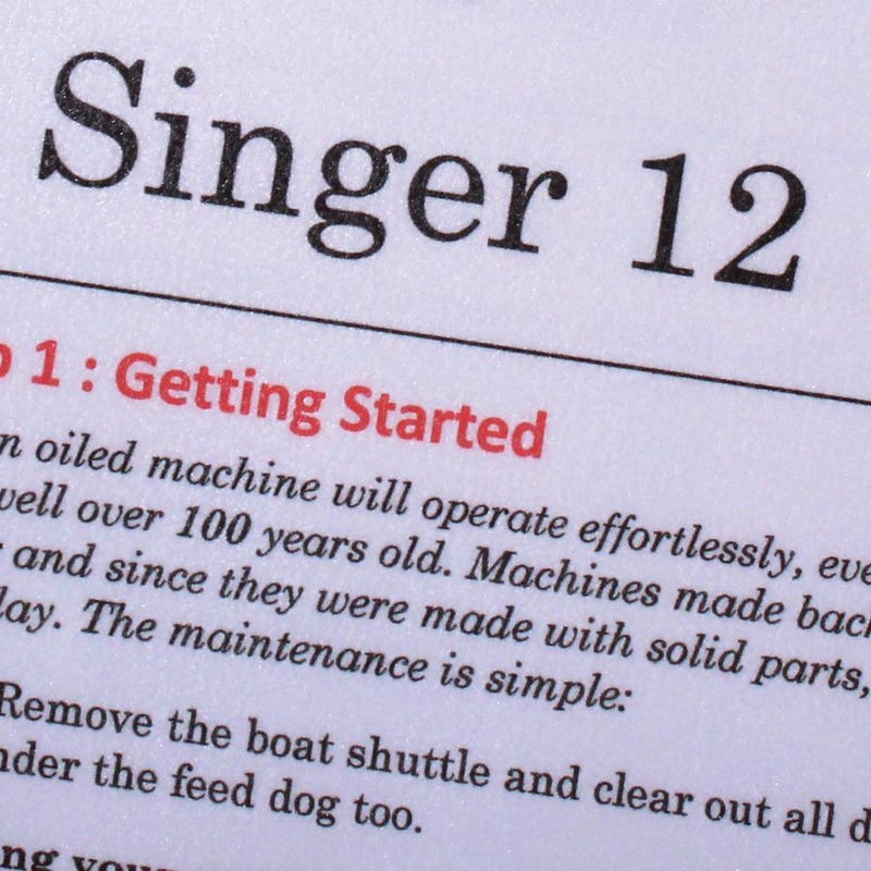 12k Singer Sewing - Etsy