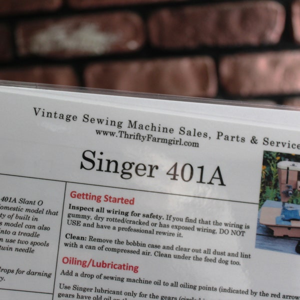 Singer 401 Sewing Machine - Etsy