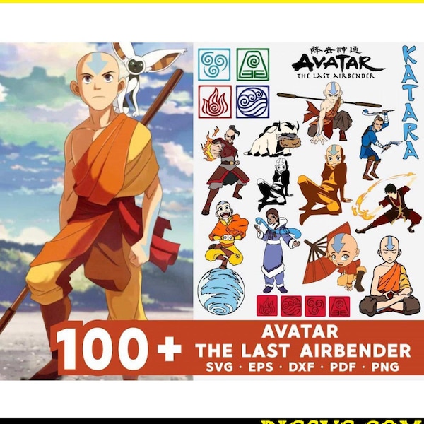 Airbender Svg - Etsy